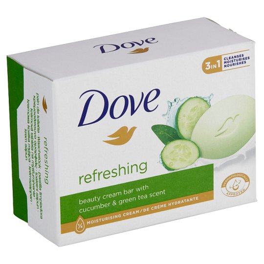 Dove Refreshing Beauty Cream Bar With Cucumber And Green Tea Scent 90g