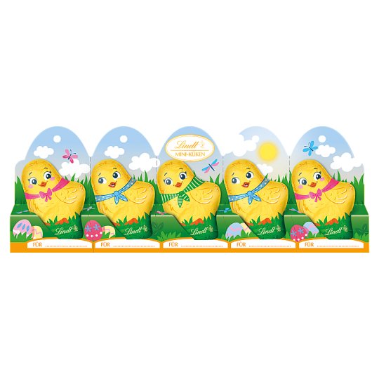 Lindt Mini Chicken duté figurky z mléčné čokolády 5 x 10g - Tesco Potraviny
