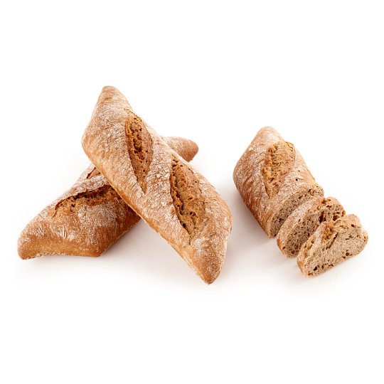 Tmavá rustikální bageta střední 120g - Tesco Potraviny