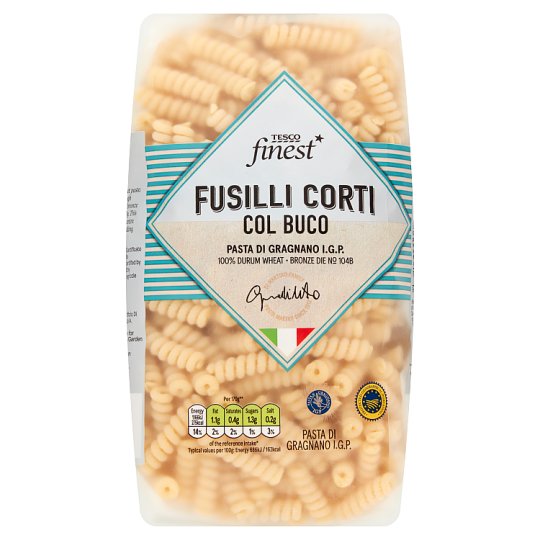 Tesco Finest Fusilli Corti Col Buco 500g - Tesco Groceries
