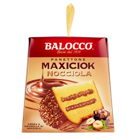Balocco Panettone Maxiciok Nocciola 800g - Tesco Potraviny