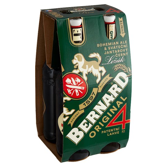 Bernard Original pivo 4 x 0,5l (2l) - Tesco Potraviny