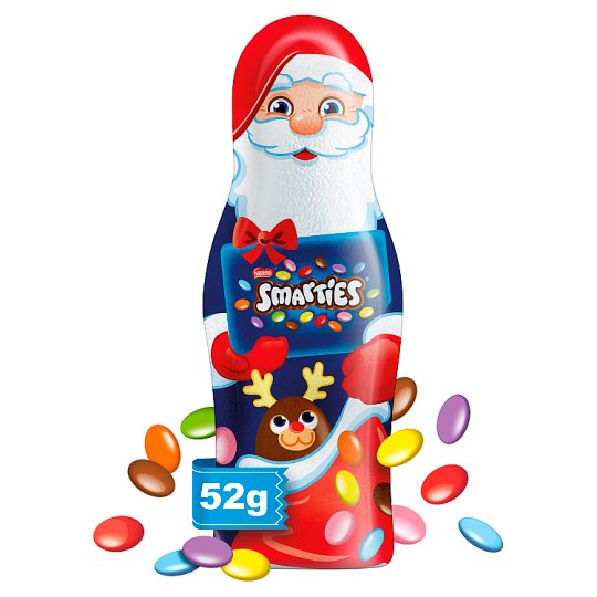 Smarties Milk Chocolate Santa Claus with Milk Chocolate Sugar Dragees ...