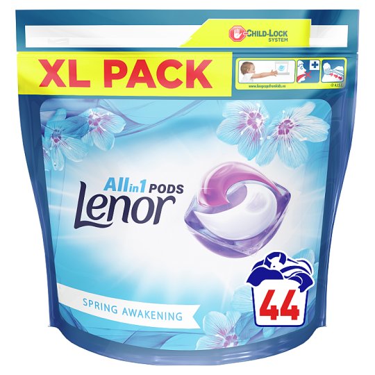 Lenor Spring Awakening Allin1 PODs Washing Capsules 44 Washes - Tesco ...