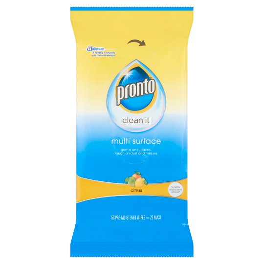 Pronto Multi Surface Cleaning Wipes 25 pcs - Tesco Online, Tesco From ...
