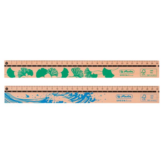 Herlitz Greenline Wood Ruler 30 cm - Tesco Online, Tesco From Home ...