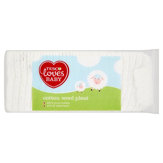 Tesco Loves Baby Cotton Wool Pleat 200 g - Tesco Online, Tesco From ...