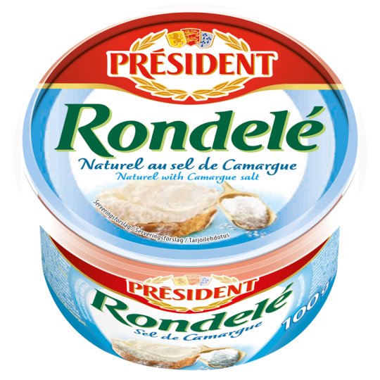Président Rondelé Salt Fat Fresh Cheese 125 g - Tesco Online, Tesco ...