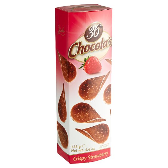 Hamlet 36 Chocola's Crispy Strawberry Crispy Milk Chocolate with ...
