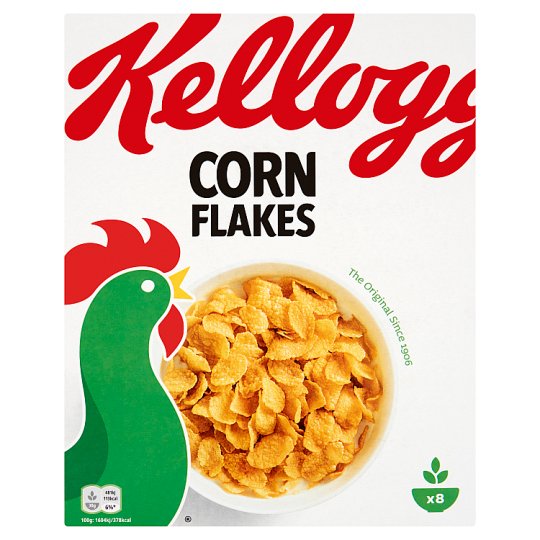 Kellogg's Corn Flakes Toasted Flakes of Golden Corn 250 g - Tesco ...