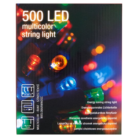 Snow Meister SM2010 500 LED Multicolor Energy Saving String Light ...