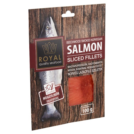 Royal Beechwood Smoked Norwegian Salmon Sliced Fillets with Agárdi ...