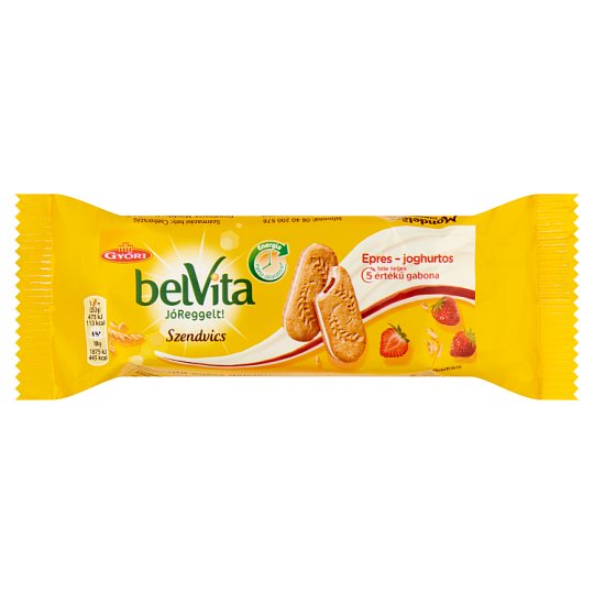 belVita JóReggelt! Strawberry-Yogurt Sandwich 50,6 g - Tesco Online ...