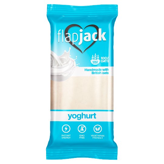 FlapJack Yoghurt Flavoured Oat Bar with White Topping 100 g - Tesco ...
