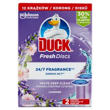 Duck Fresh Discs Lavender Toilet Cleaner Discs Refill 2 x 36 ml (72 ml ...