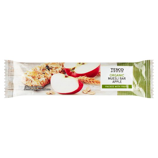 Tesco Organic Apple Muesli Bar 30 g - Tesco Online, Tesco From Home ...
