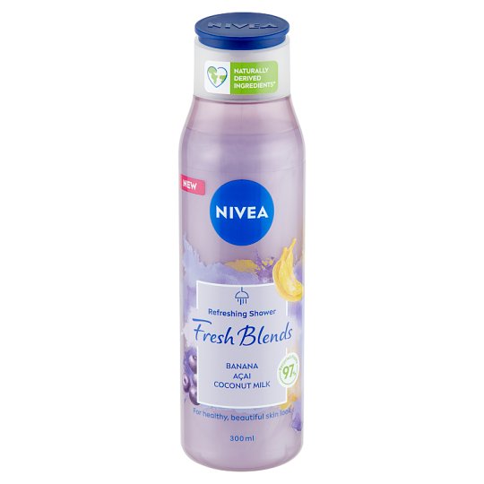 NIVEA Fresh Blends Acai, Banana & Coconut Milk tusfürdő 300 ml - Tesco ...