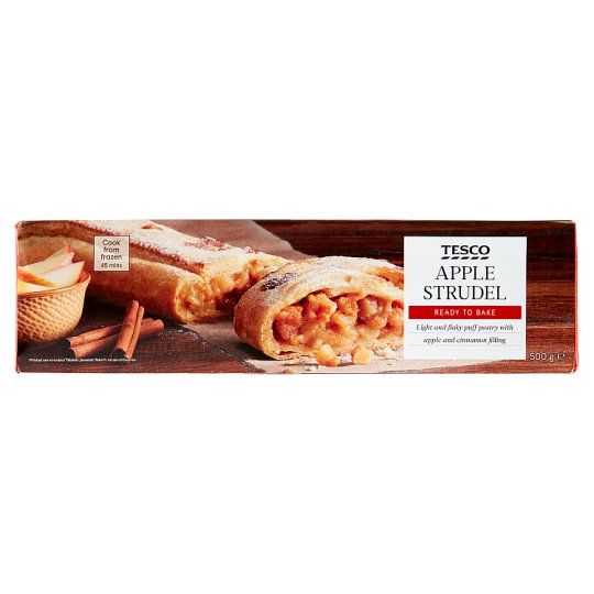 Tesco Quick-Frozen Apple Strudel 500 g - Tesco Online, Tesco From Home ...