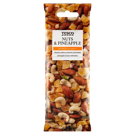 Tesco Nuts & Pineapple 100 g - Tesco Online, Tesco From Home, Tesco ...