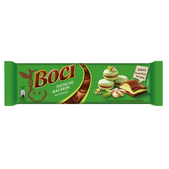 Boci Pistachio Macaron Milk Chocolate 240 g - Tesco Online, Tesco From ...
