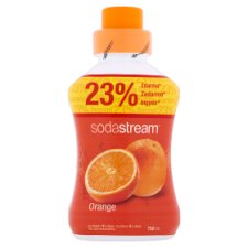 Sodastream Orange Flavoured Syrup with Sugar and Sweetener 750 ml ...