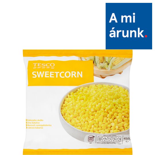 Tesco Quick-Frozen Sweetcorn 450 g - Tesco Groceries