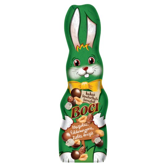 Boci tejcsokoládé nyuszi mazsolás, földimogyorós és zselés vegyes ...
