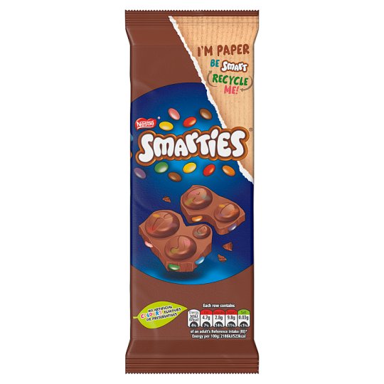 Smarties Milk Chocolate with Milk Chocolate Candy Dragees 90 g - Tesco ...
