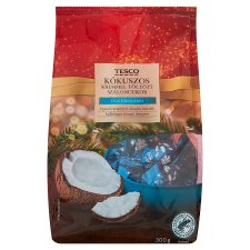 Tesco Milk Chocolate Christmas Candy Filled with Coconut Cream 300 g ...