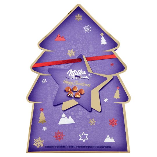Milka Happy Christmas Praline Selection 17 pcs 152 g - Tesco Online ...