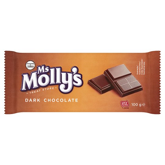 Ms Molly's Dark Chocolate 100 g - Tesco Online, Tesco From Home, Tesco ...