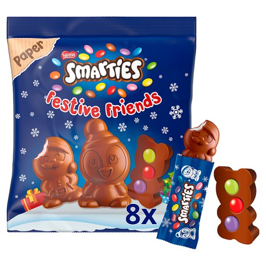Smarties Festive Friends Stuffed Milk Chocolate with Milk Chocolate ...