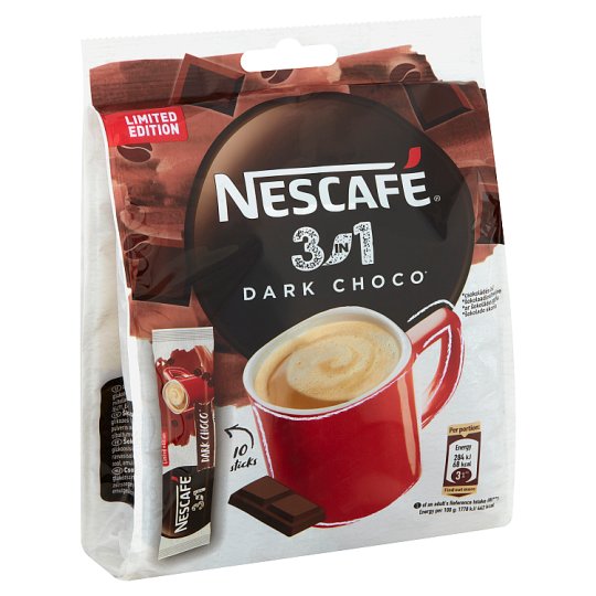Nescafé 3in1 Dark Choco Instant Coffee Speciality with Chocolate ...