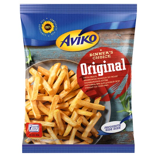 Aviko Original Pre-Fried and Quick-Frozen Straight Cut Oven Fries 750 g ...