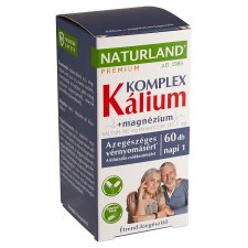 Naturland Premium Potassium + Magnesium Food Supplement Capsules 60 pcs ...