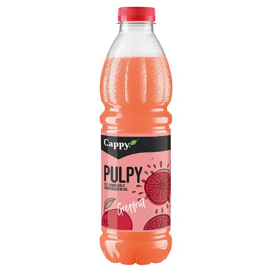 Cappy Pulpy Non-Carbonated Grapefruit-Apple Drink with Grapefruit Pulp ...
