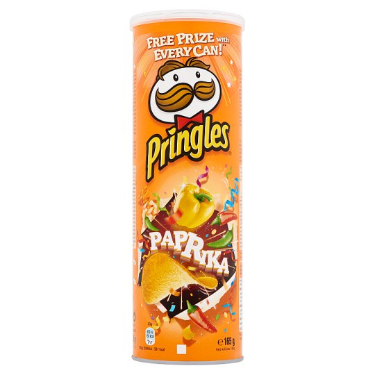 Pringles paprikás ízesítésű snack 165 g - Tesco Bevásárlás