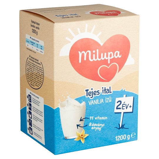 Milupa Vanilla Flavoured Milk Drink 2 Years+ 2 x 600 g (1200 g) - Tesco ...