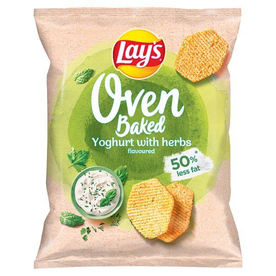 Lay's Oven Baked Yoghurt with Herbs Flavoured Chips 60 g - Tesco Online ...