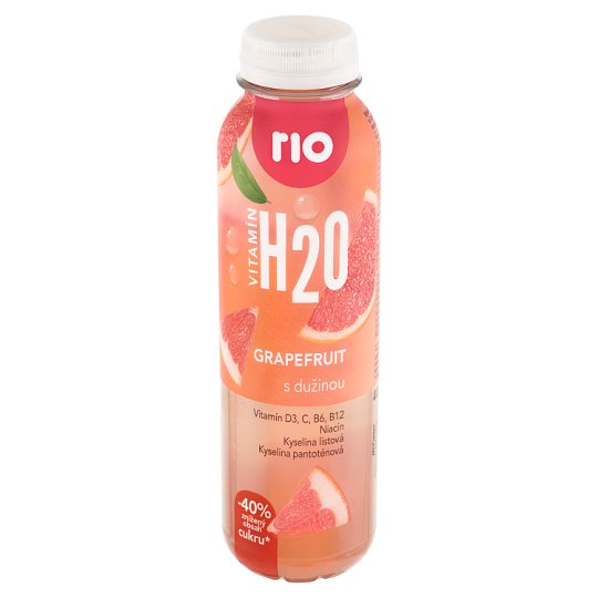 Rio H2O Vitamin Water Grapefruit with Pulp 400 ml - Tesco Groceries