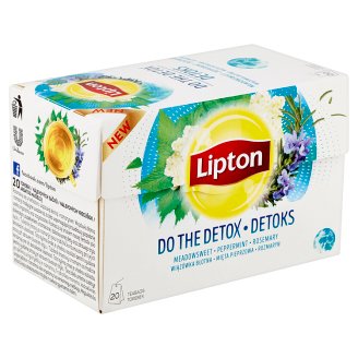 Lipton Do the Detox bylinný aromatizovaný čaj 20 vrecúšok 32 g - Tesco ...