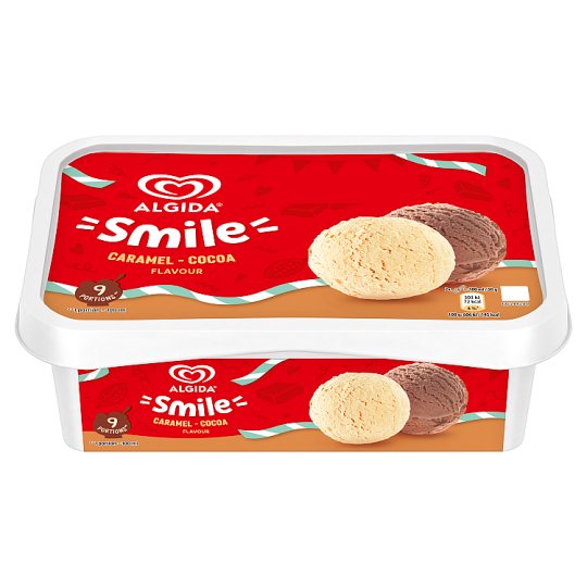 Algida Smile Caramel-Cocoa 900 ml - Tesco Groceries