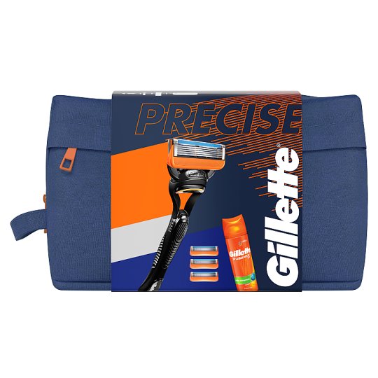 Gillette Gift Set Fusion5 Razor + 3 Blades + Shaving Gel - Tesco Groceries
