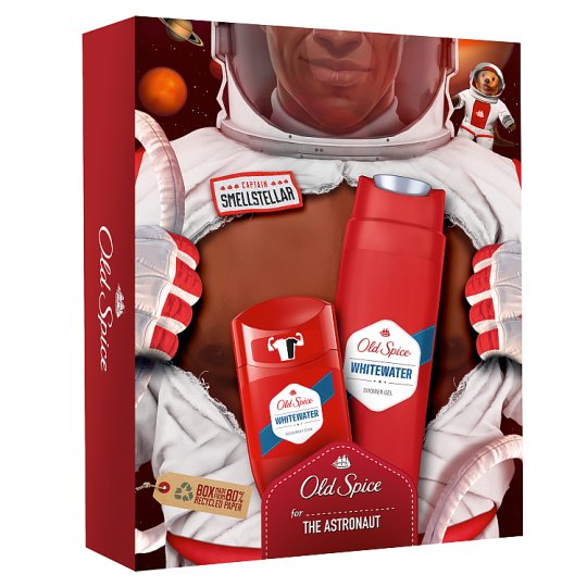 Old Spice Astronaut Gift Set For Men With Whitewater Deodorant Stick ...