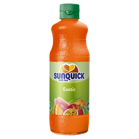 Sunquick Nápojový koncentrát exotický 580 ml - Tesco Potraviny