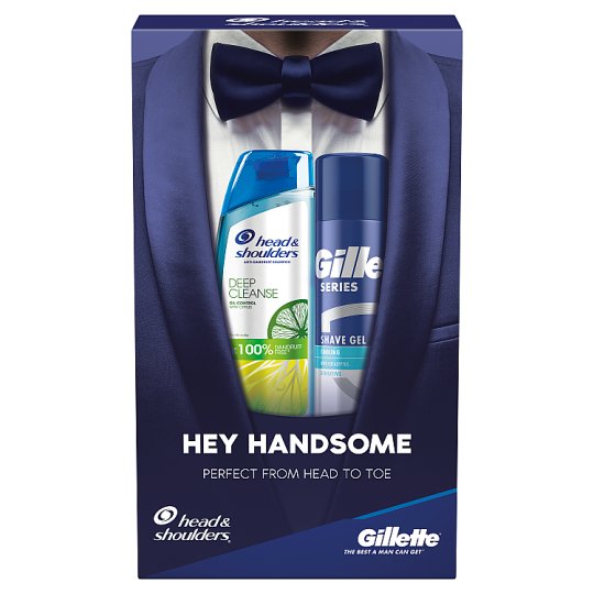 Gift Set Head & Shoulders Deep Cleanse Shampoo 270ml And Gillette ...