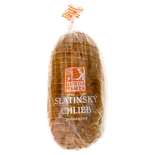 Slatinská Pekáreň Slatinský chlieb poloražný 700 g - Tesco Potraviny