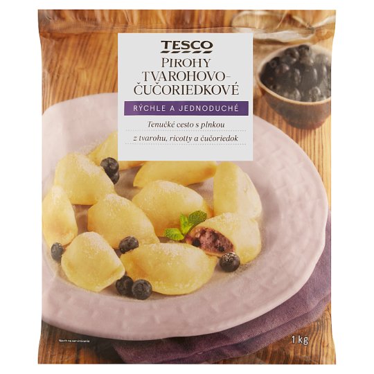 Tesco Pirohy Curd-Blueberry 1 kg - Tesco Groceries