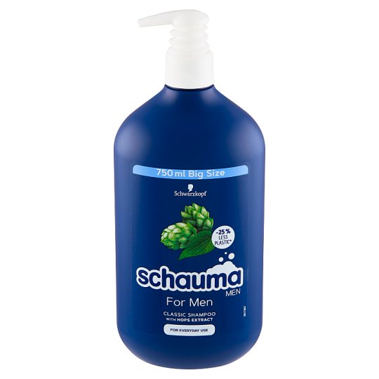 Schauma Men Classic Shampoo 750 ml - Tesco Groceries