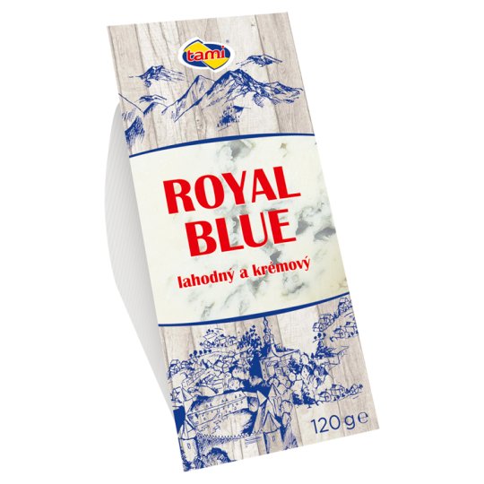 Tami Royal Blue Cheese with Blue-Green Mold Inside 120 g - Tesco Groceries